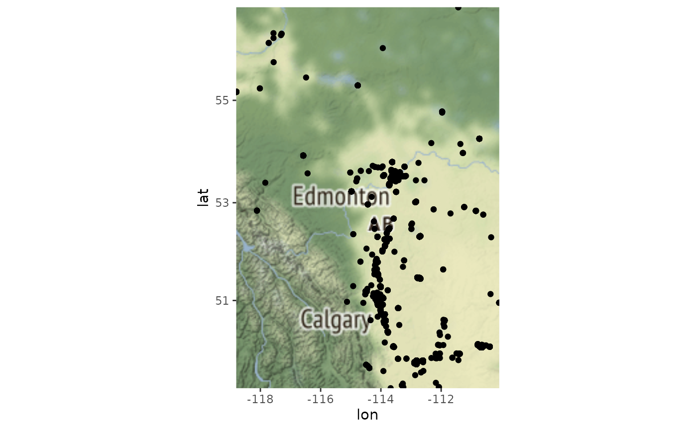 Mapping Observations • naturecounts
